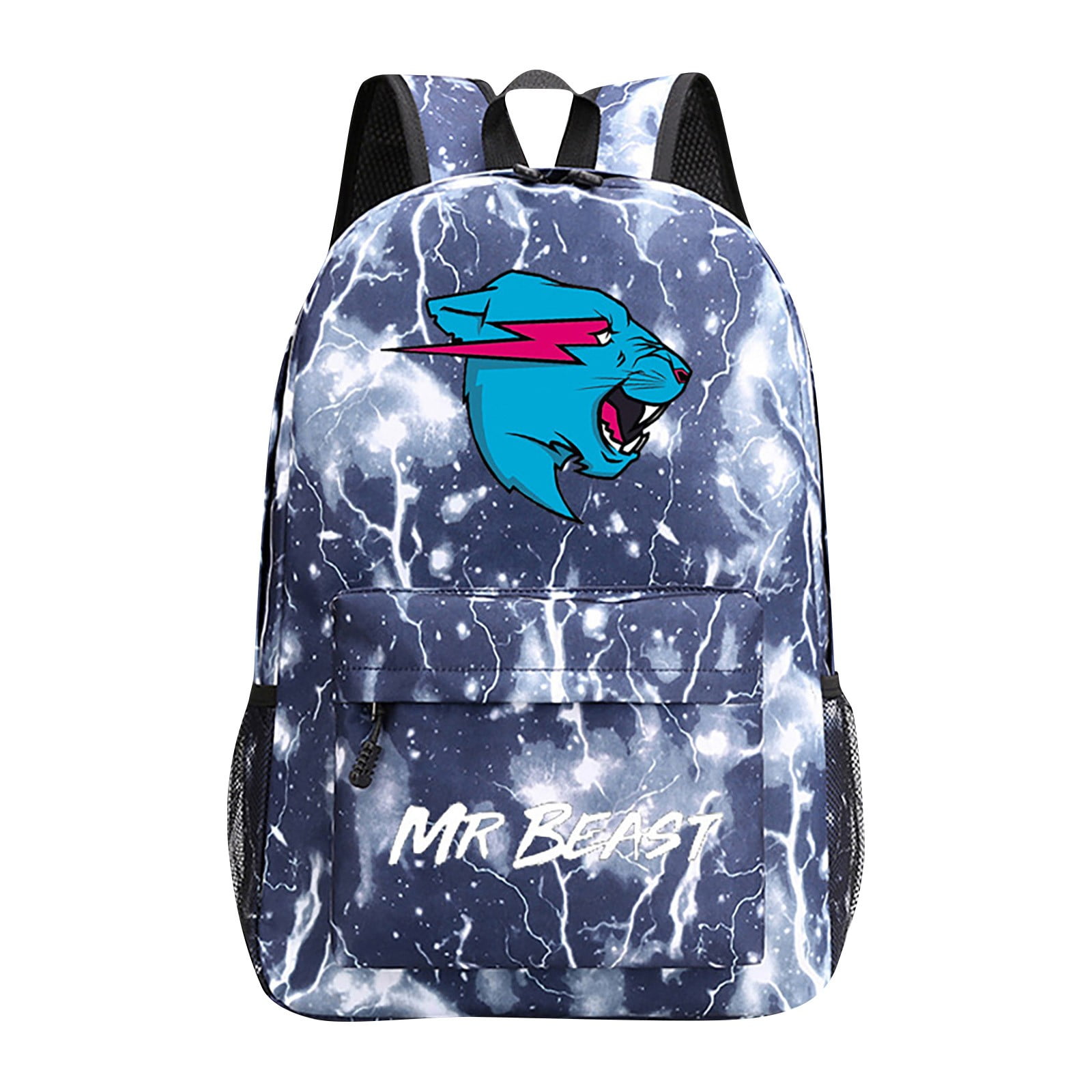 Mr Beast Lightning Cat Backpack, Backpacks for School, Mr Beast ...