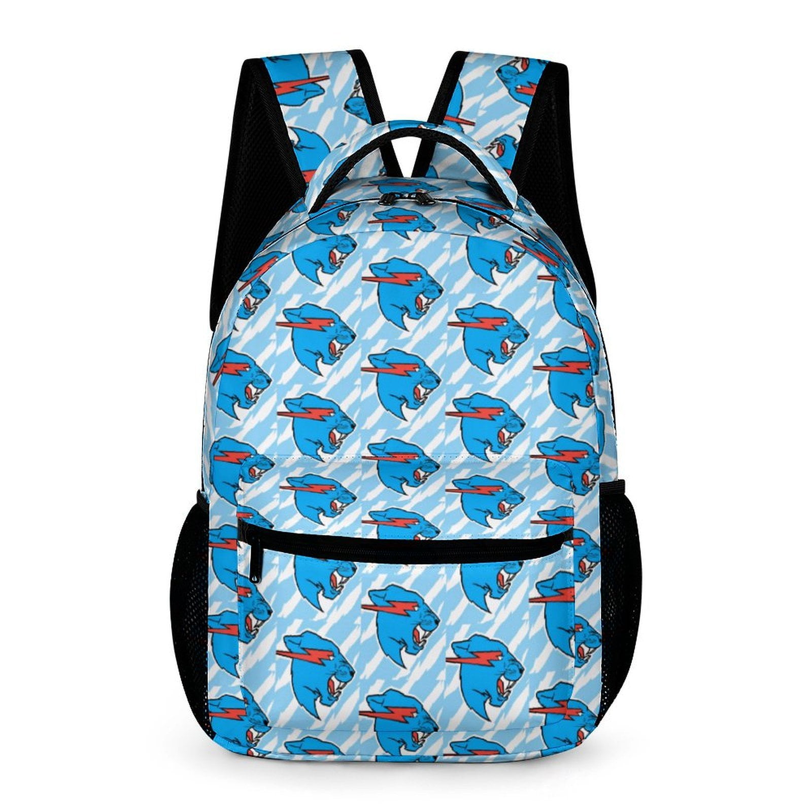 Mr Beast Lightning Cat Backpack Fashion Laptop Backpacks Lightweight ...