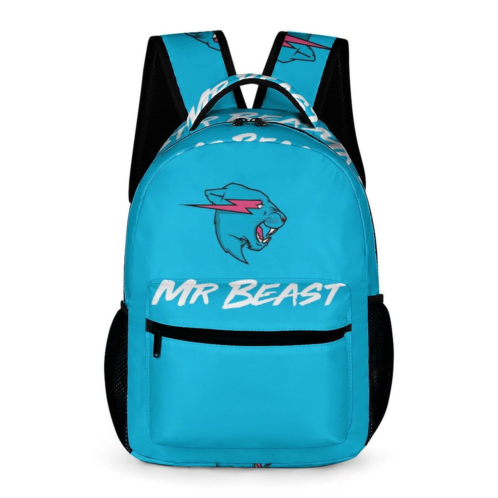 Mr Beast Lightning Cat Backpack Fashion Laptop Backpacks Lightweight ...