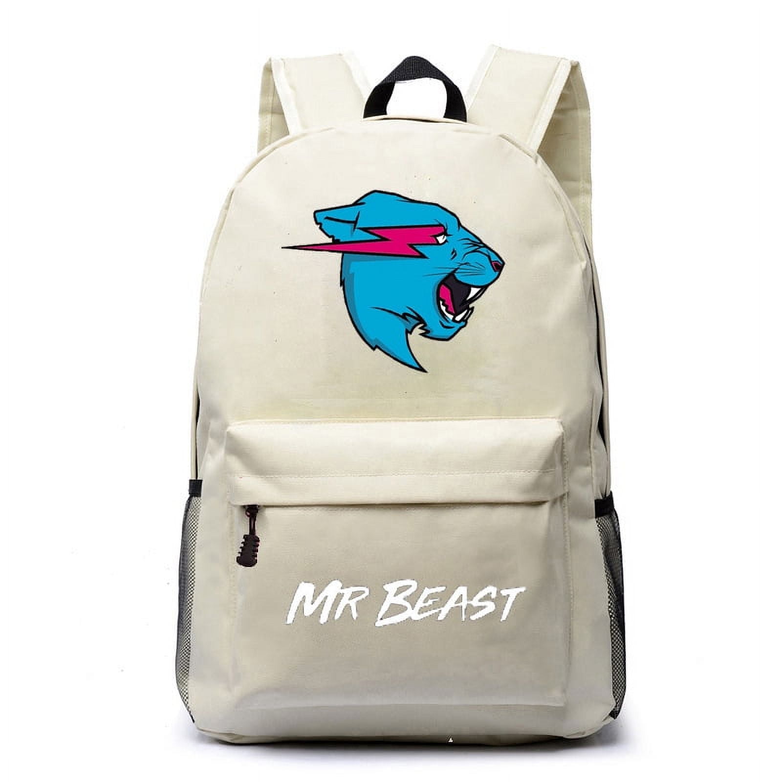 Mr Beast Lightning Cat Backpacks Cartoon Backpack 3D Printed Laptop Bag ...
