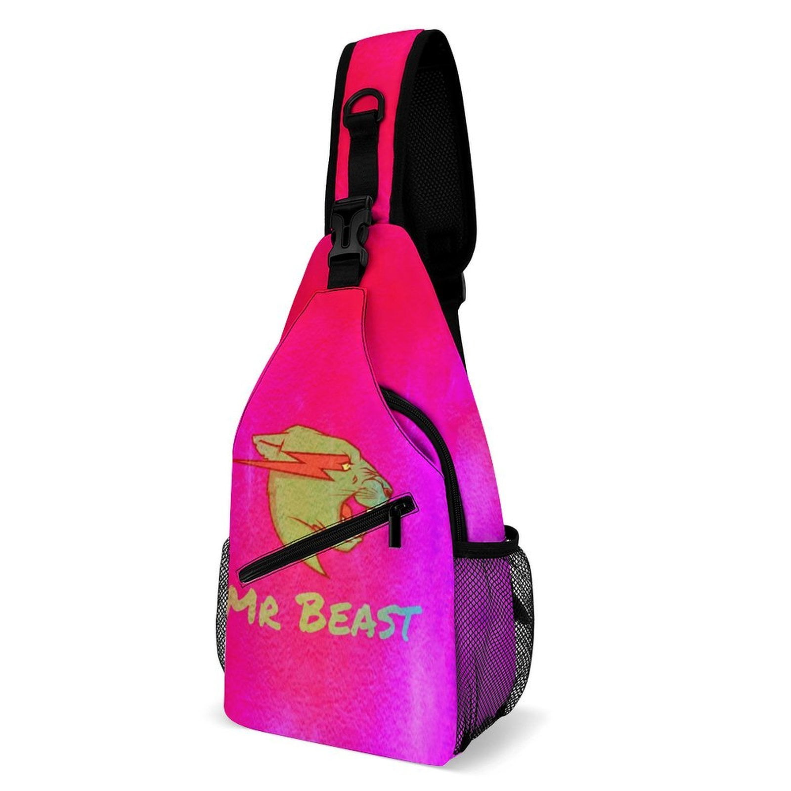 Mr Beast Lightning Cat Sling Bag For Men Women Shoulder Backpack Chest ...