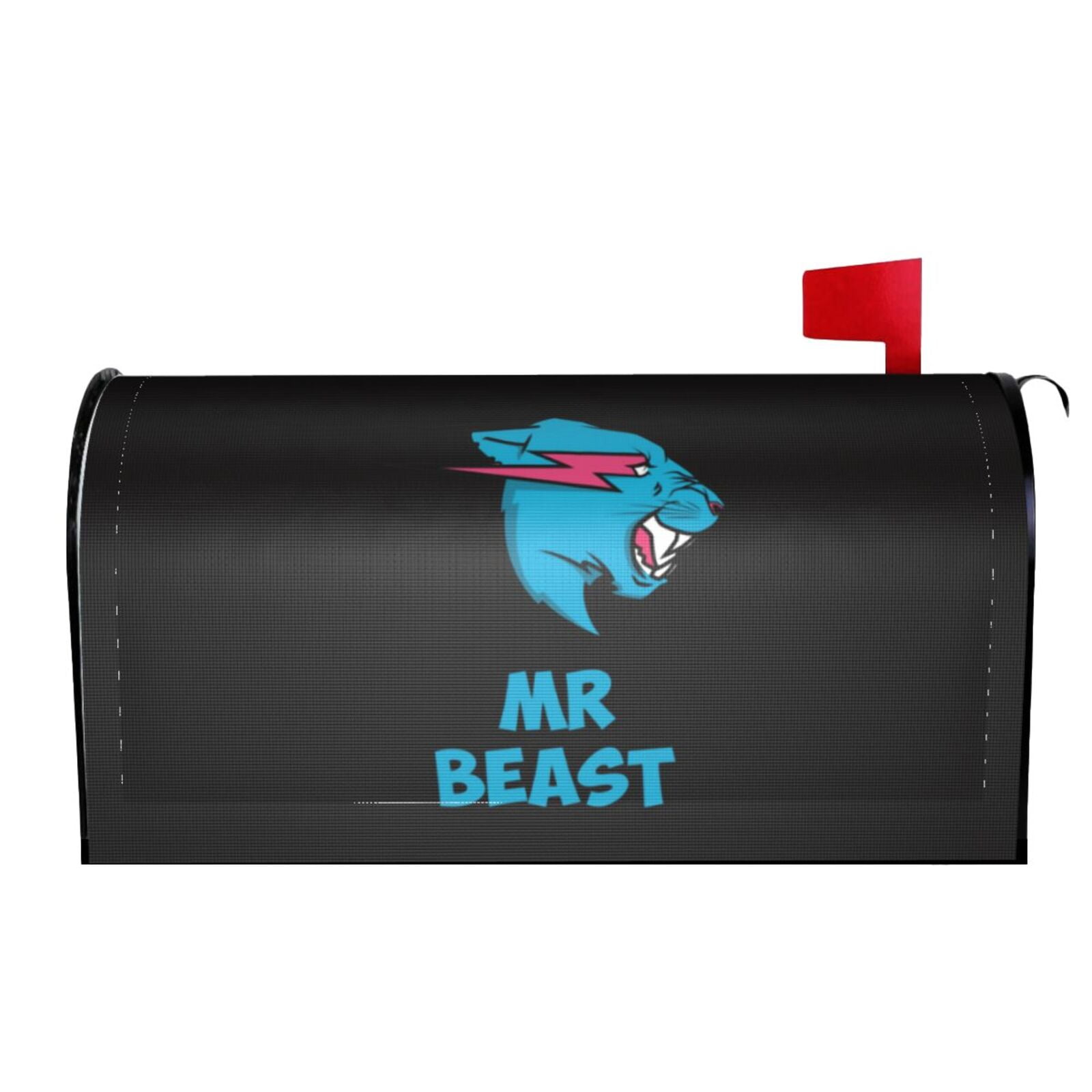 Mr Beast Logo Cartoon Character Mailbox Cover Magnetic Standard Size ...