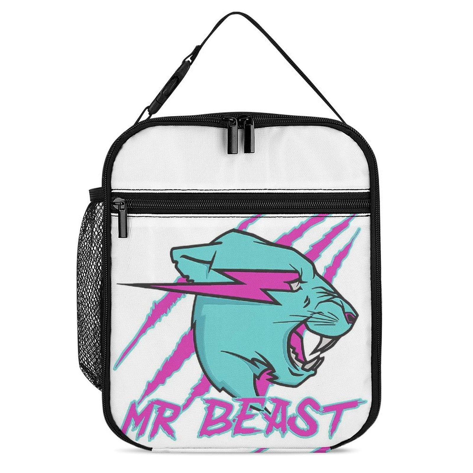 Mr Beast Logo Embroidery Designs Insulated Lunch Boxes for Women Man ...