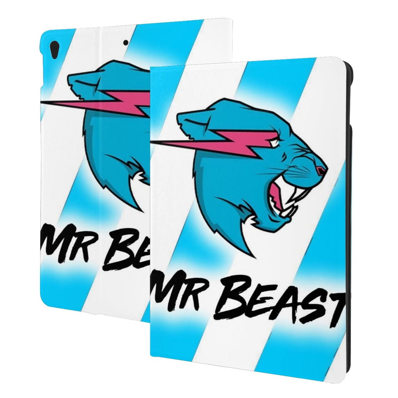 Mr Beast Logo Kawaii Cute 3d Design Ipad Case Soft Covers For Boys ...