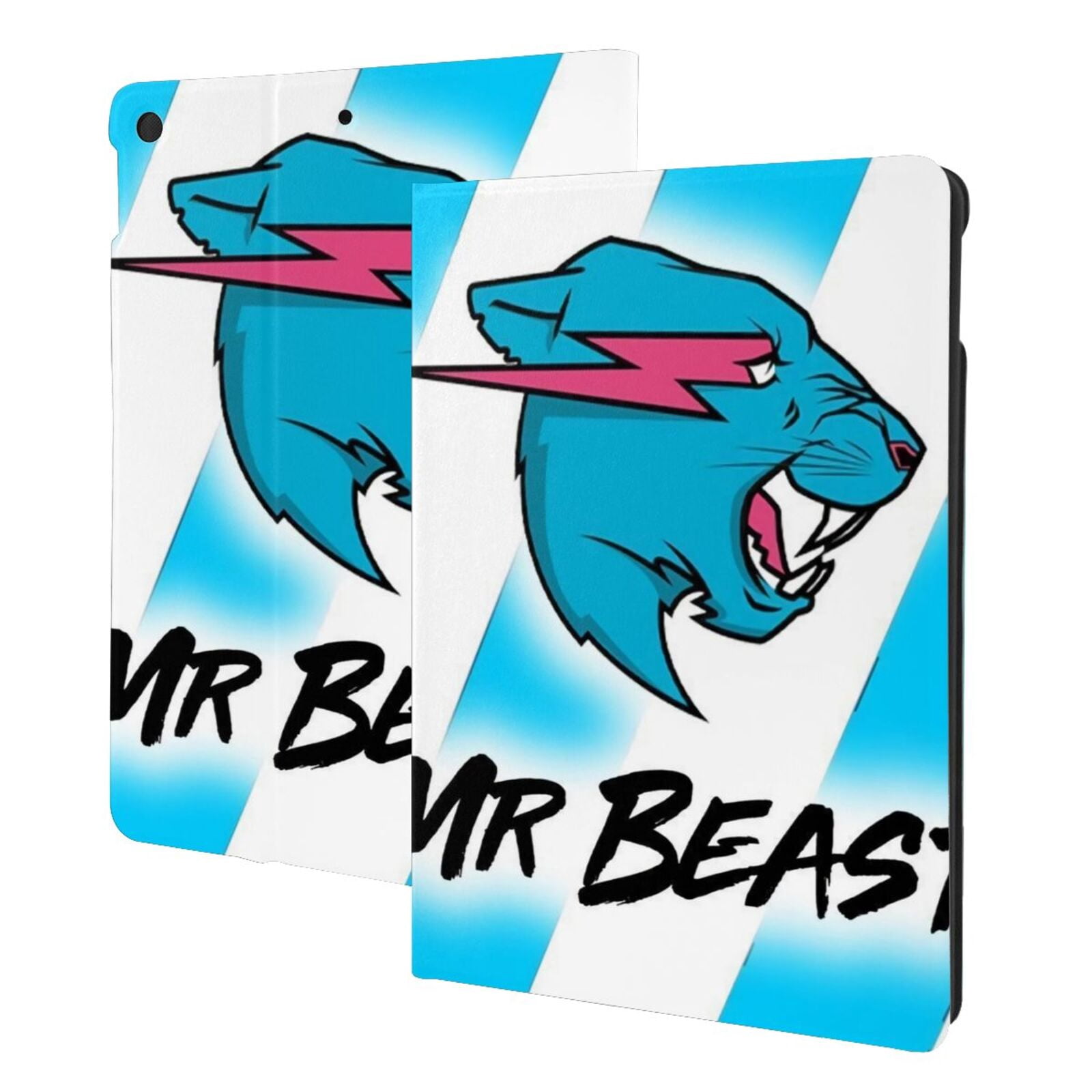 Mr Beast Logo Kawaii Cute 3d Design Ipad Case Soft Covers For Boys ...