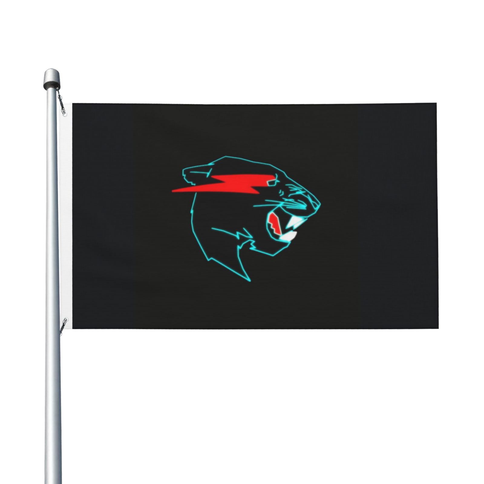 Mr Beast Logo Neon 3x5ft Face Flag Fade Proof Holiday Fall Flag Outdoor ...