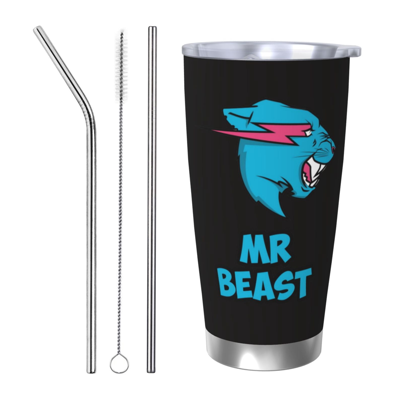 Mr Beast Logo Water Bottle,Coffee Cups,Insulated Stainless Steel Coffee ...