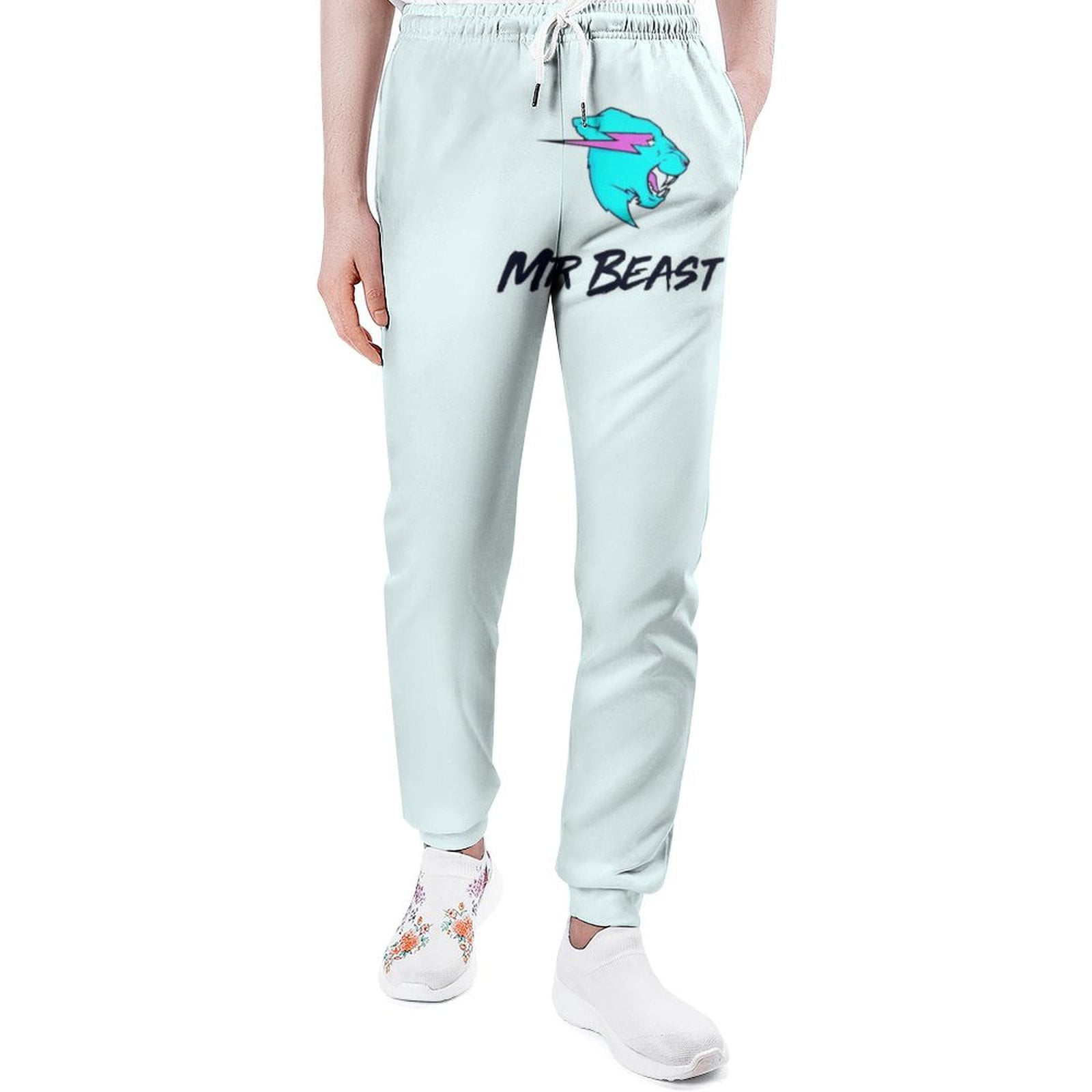 Mr-Beast Mens Sweatpants with Pockets Joggers for Men Sports Casual ...