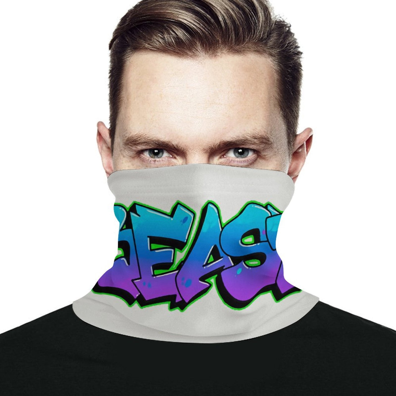 Mr Beast Neck Gaiter Face Cover for Men Women Anti-static for Outdoor ...
