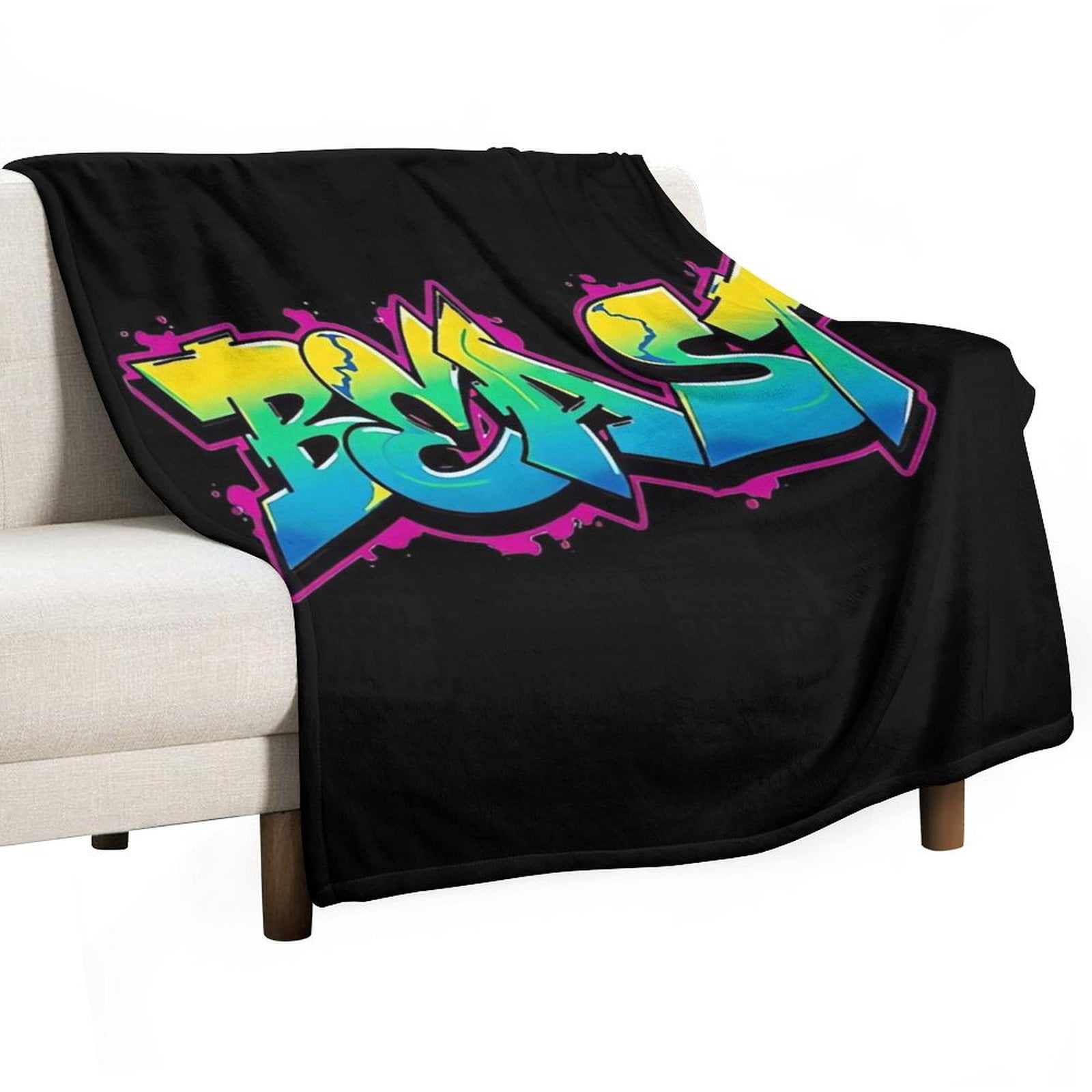 Mr_Beast Plush Throw Blanket - Measures 66"x90" - Kids Super Soft ...