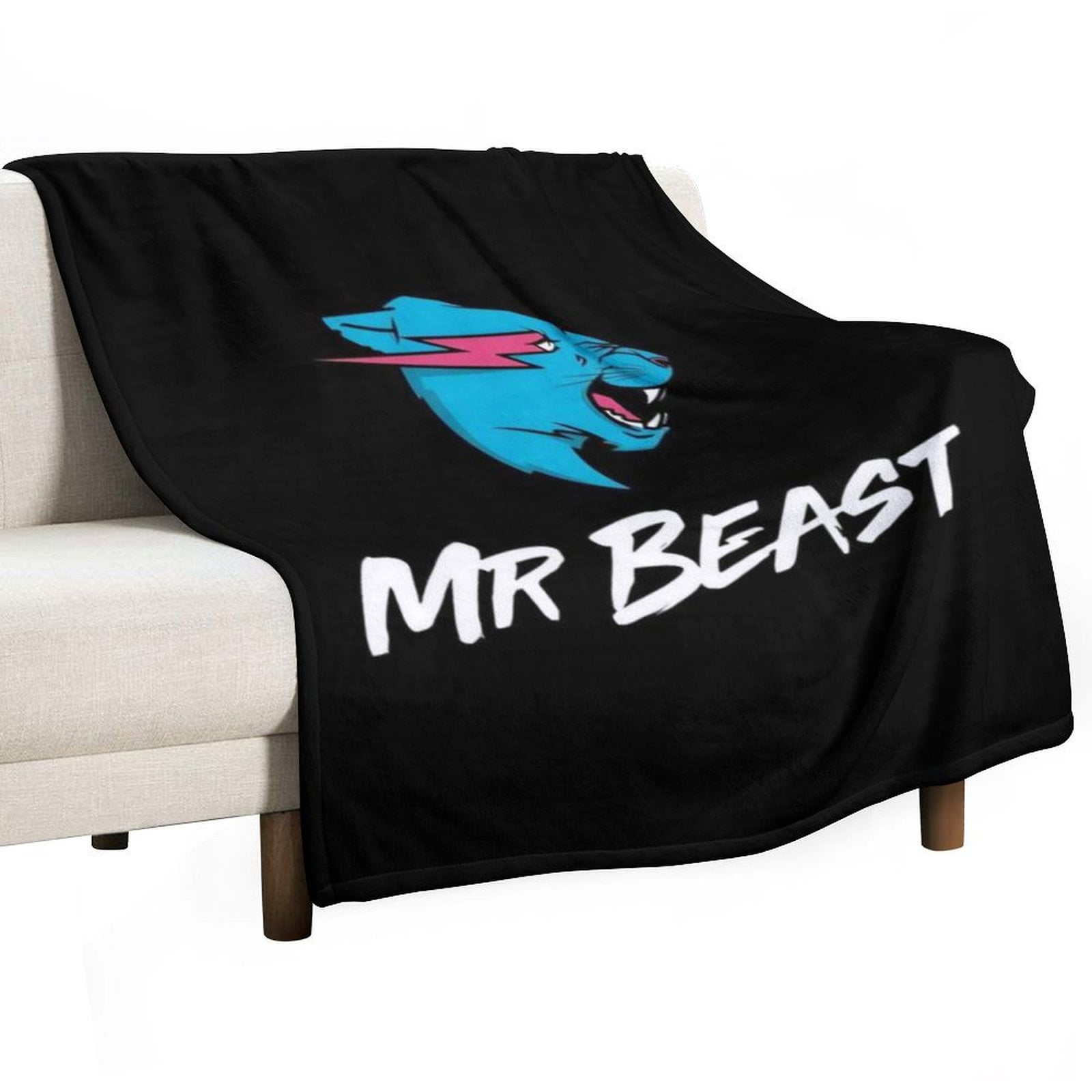 Mr_Beast Plush Throw Blanket - Measures 70"x80" - Kids Super Soft ...