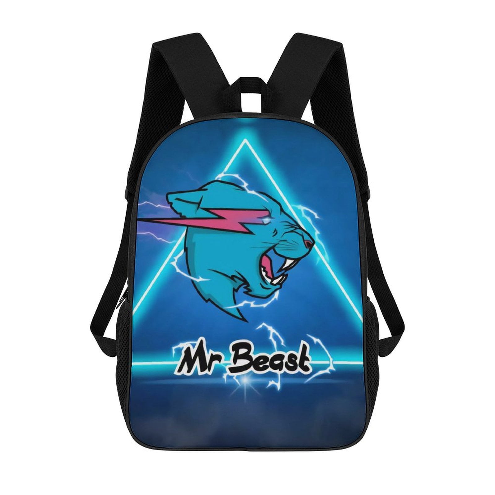 Mr Beast School Backpack Cartoon Schoolbag Backpack Lightweight Large ...