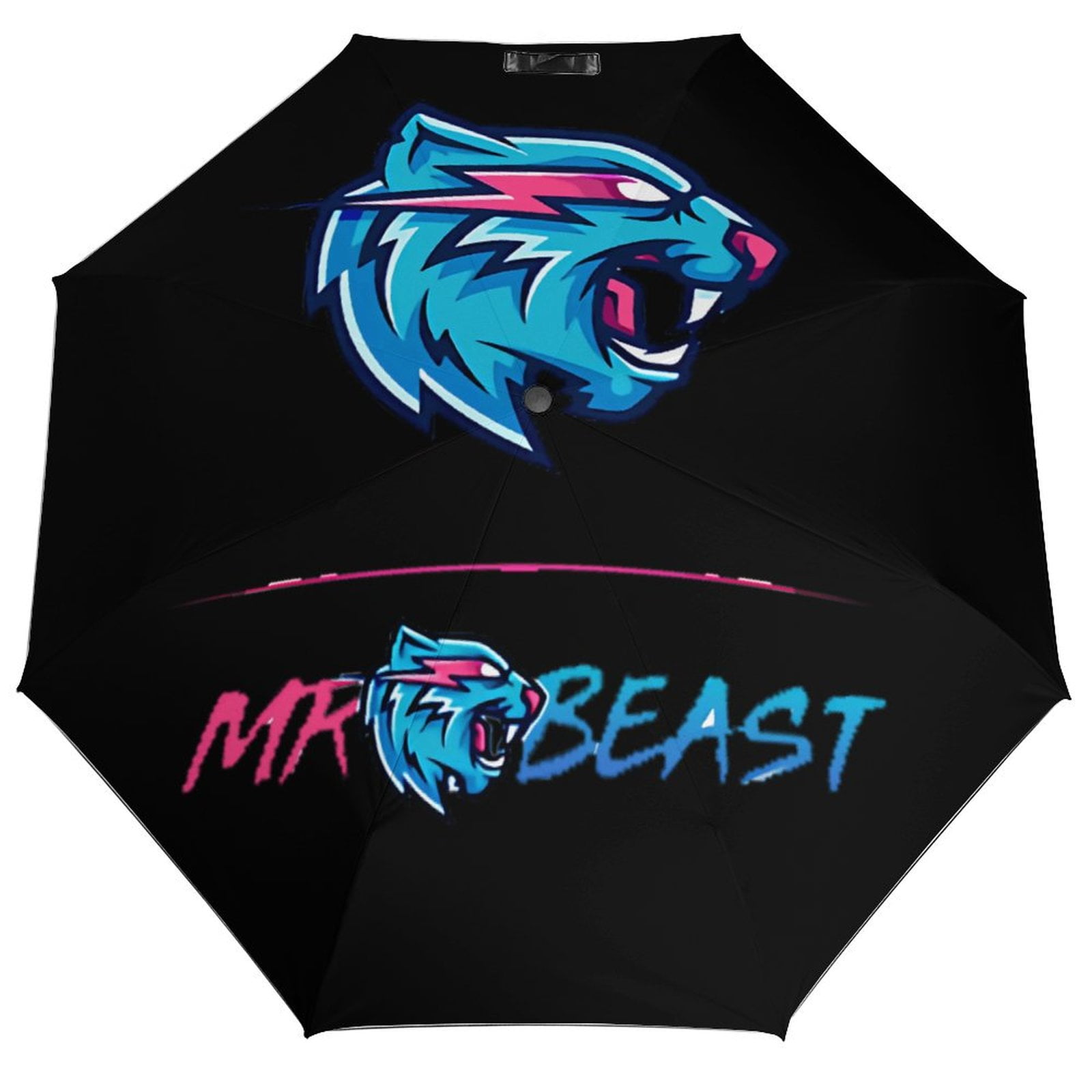 Mr Beast Sun umbrella Automatic Open/Close Sun Rain Travel Umbrella UV protection sun protection ...