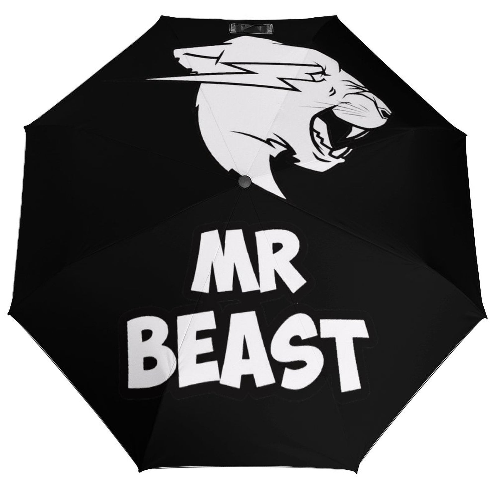 Mr Beast Sun umbrella Automatic Open/Close Sun Rain Travel Umbrella UV ...