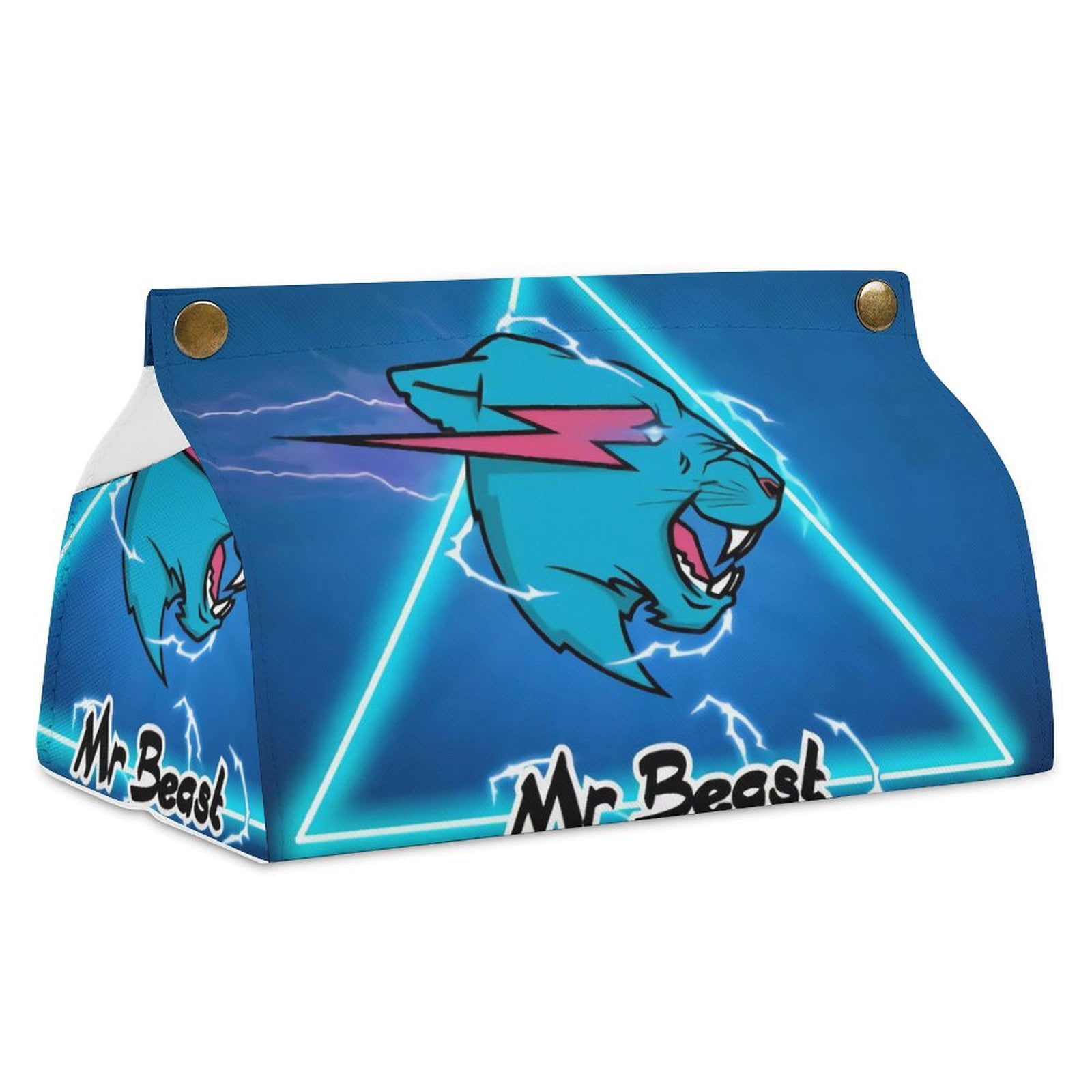 Mr Beast Tissue Box Cover - PU Tissue Box Cover Decorative Bathroom ...