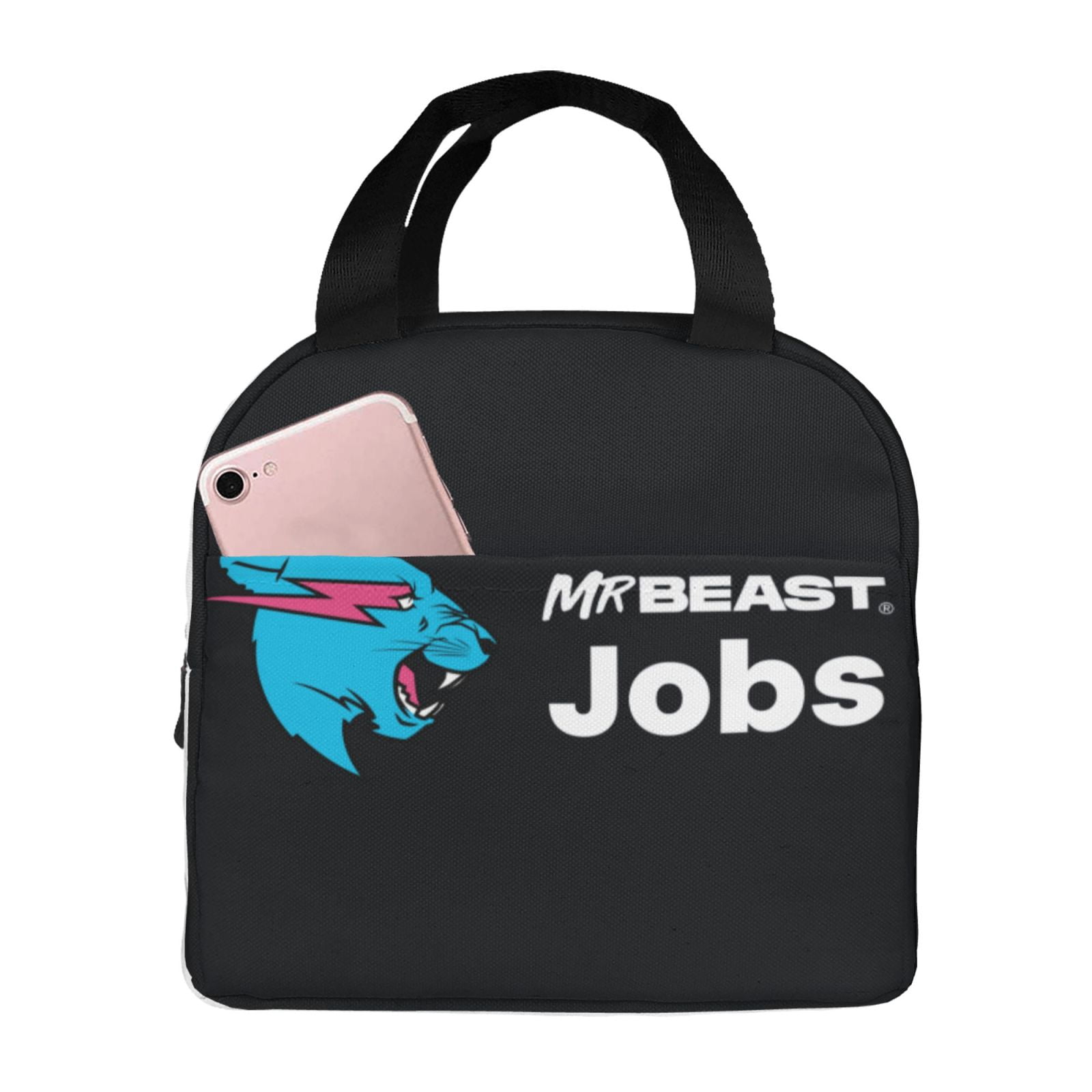 Mr Beast Wallpapers Lunch Bag for Women & Men,Insulated Lunch Bag Women ...