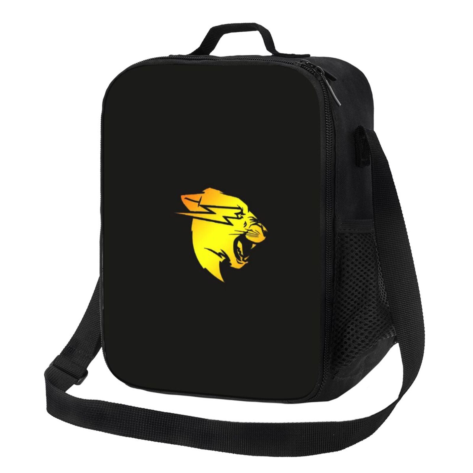 Mr-Beast gold logo Crossbody Lunch Bag Portable Leakproof Reusable ...