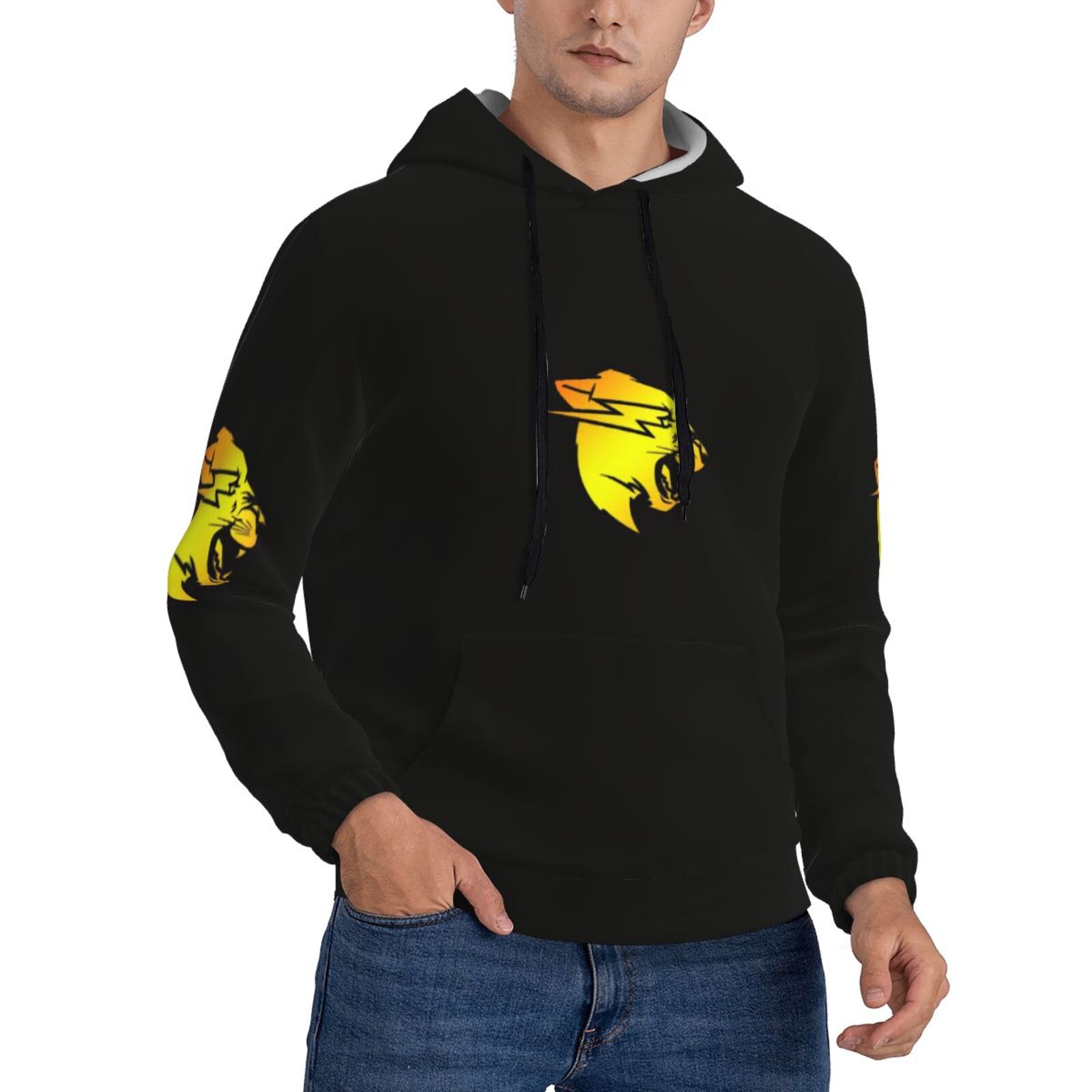 Mr-Beast gold logo Sweatshirts Hoodie 3D Print Hoodie for Men and Women ...