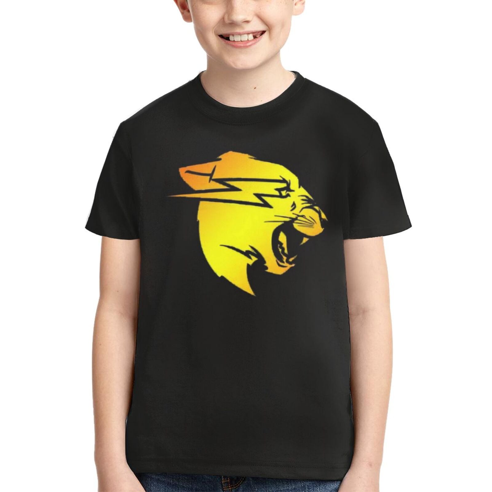 Mr-Beast gold logo Youth Shirt,Athletic Short Sleeve Tees Kids Casual ...