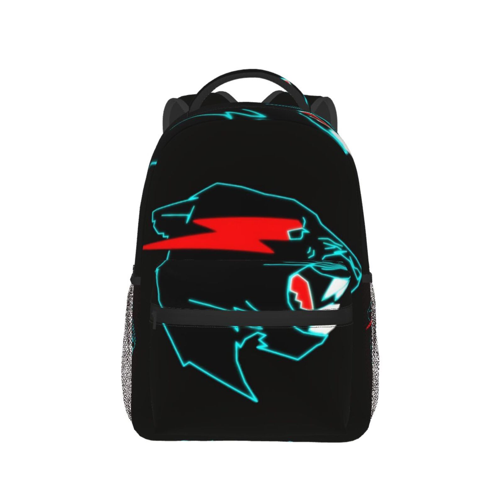 Mr-Beast logo Neon Backpack,Polyester Travel Backpack for Women Men ...