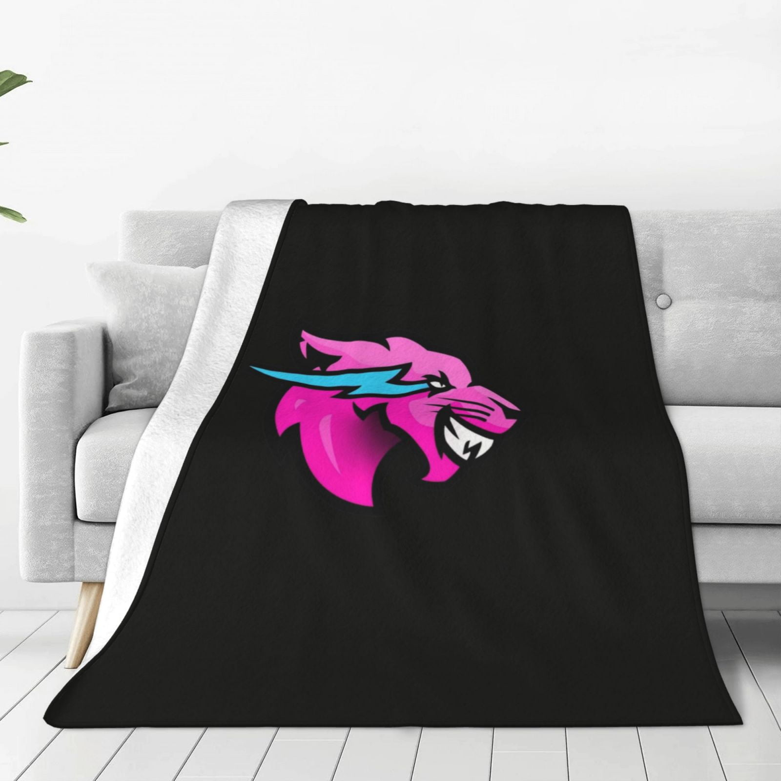 Mr Beast reacts Blanket Cartoon Blanket Home Cute Blankets for Sofa Bed ...