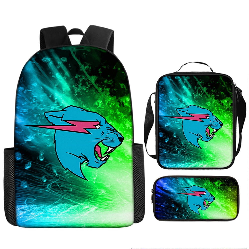 Mr Beast schoolbag, Oxford, high-quality anime schoolbag, male junior ...