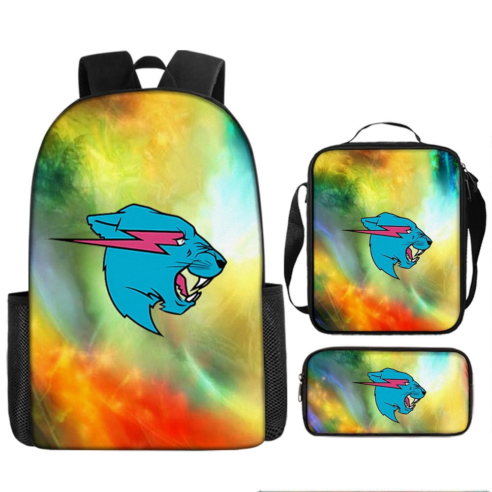 Mr Beast schoolbag, Oxford, high-quality anime schoolbag, male junior ...