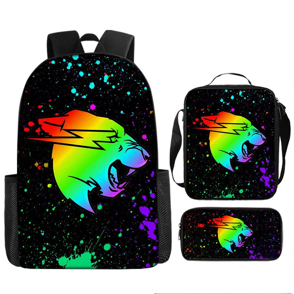 Mr Beast schoolbag, Oxford, high-quality anime schoolbag, male junior ...