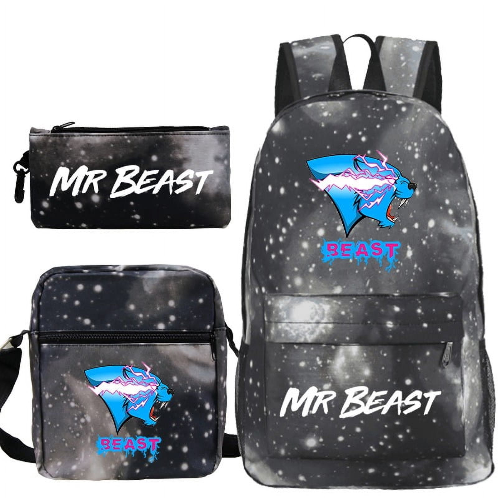 Mr Beast schoolbag, Oxford, high-quality anime schoolbag, male junior ...