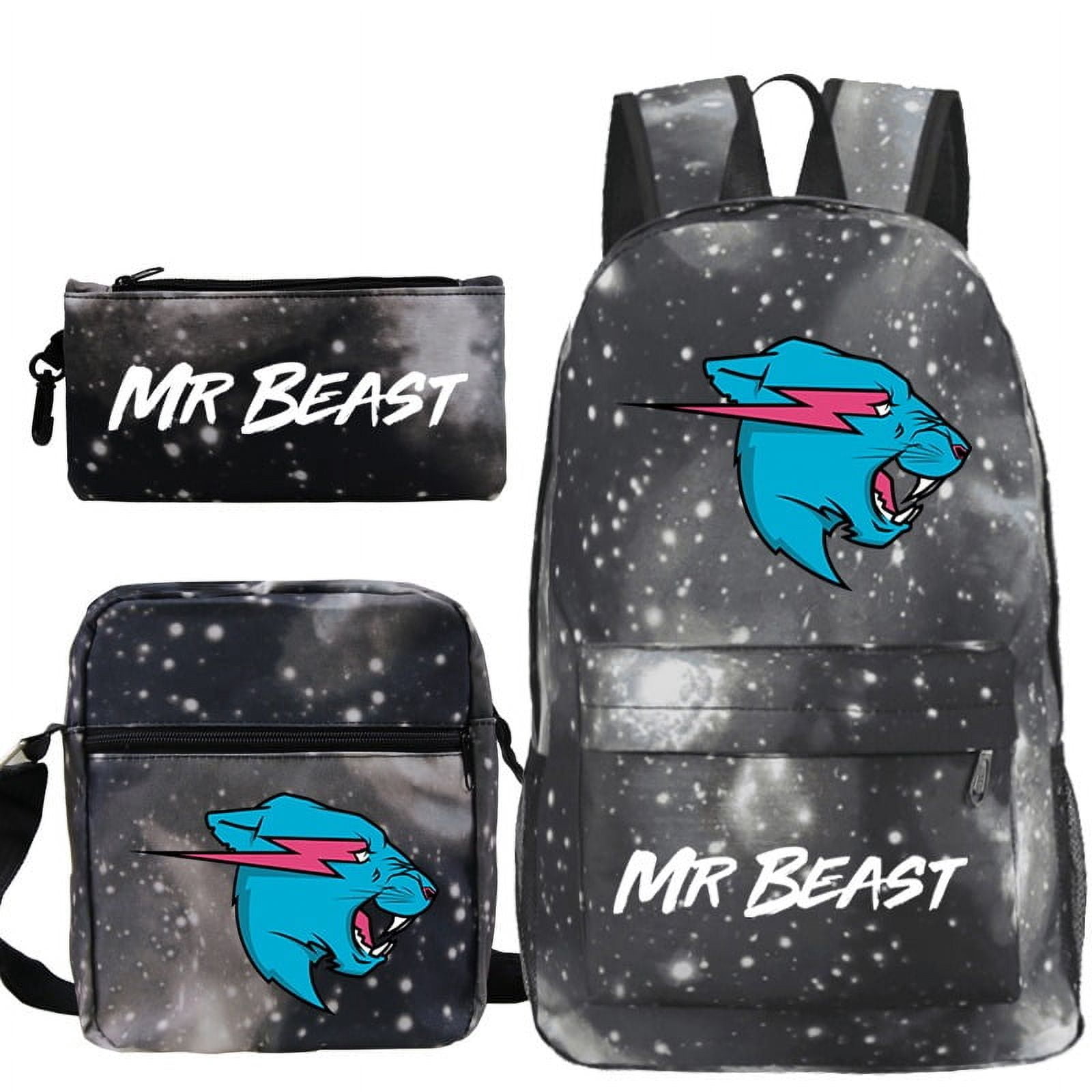 Mr Beast schoolbag, Oxford, high-quality anime schoolbag, male junior ...