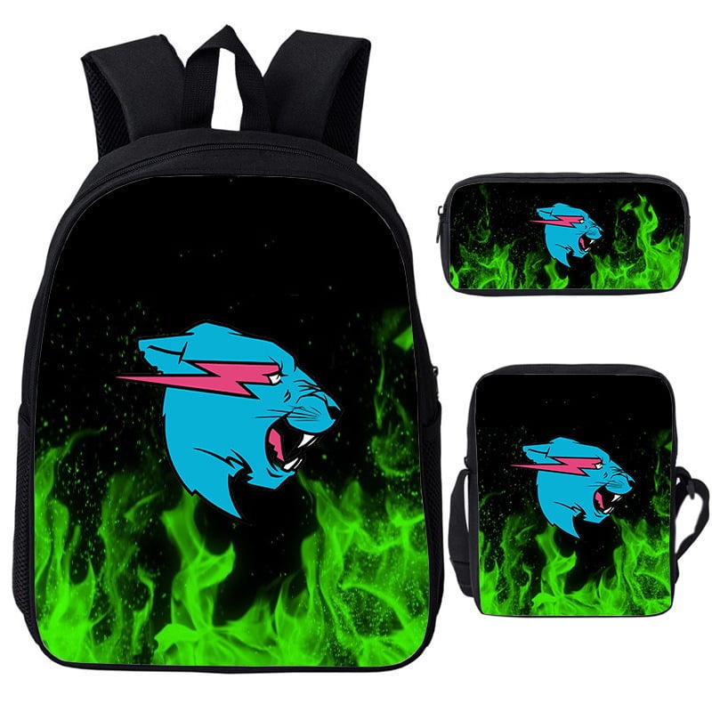 Mr Beast schoolbag, Oxford, high-quality anime schoolbag, male junior ...