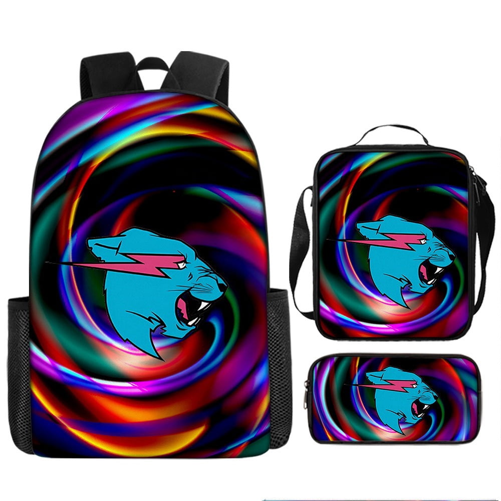 Mr Beast schoolbag, Oxford, high-quality anime schoolbag, male junior ...