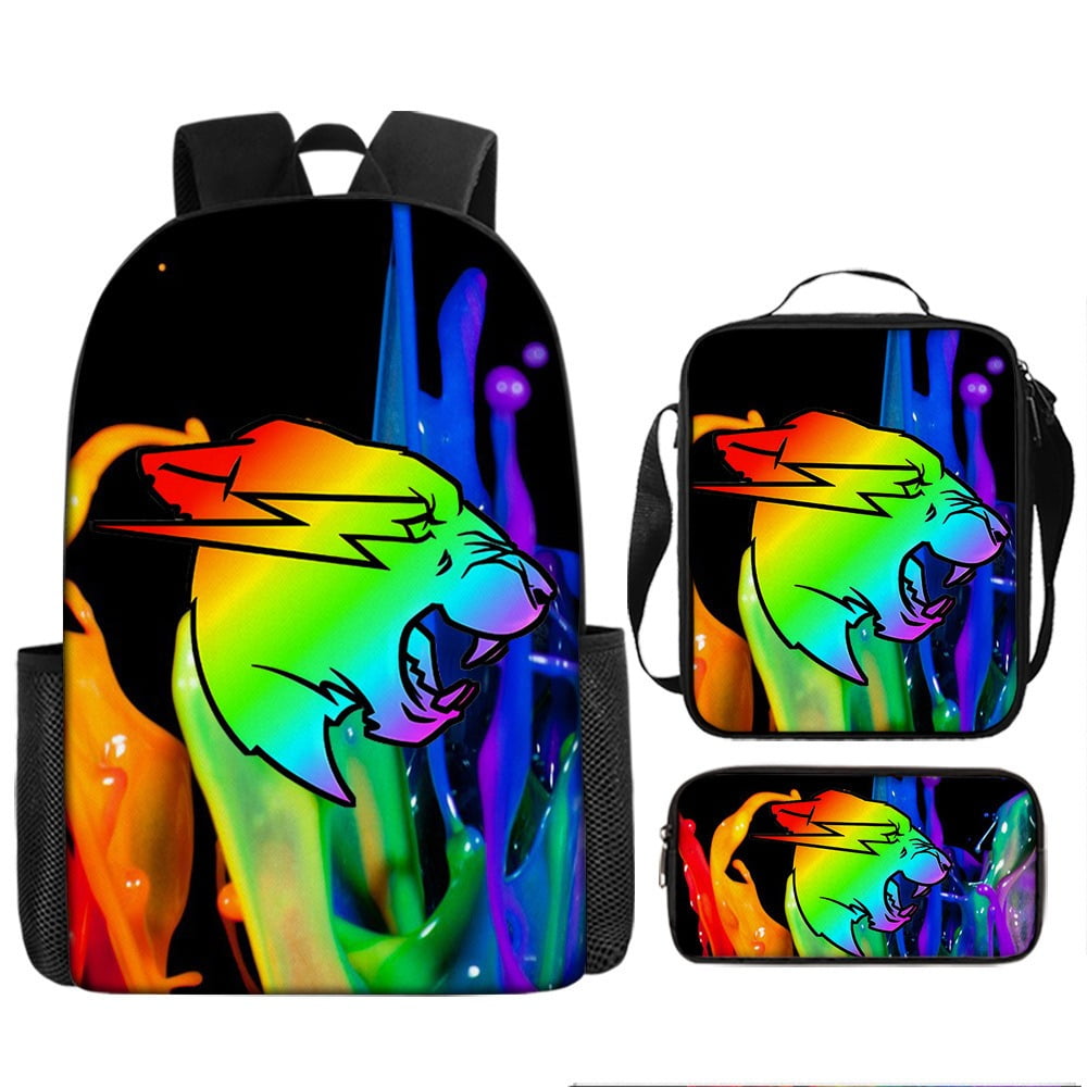 Mr Beast schoolbag, Oxford, high-quality anime schoolbag, male junior ...