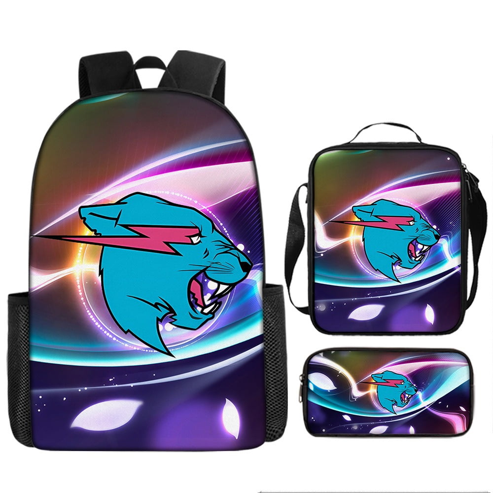 Mr Beast schoolbag, Oxford, high-quality anime schoolbag, male junior ...