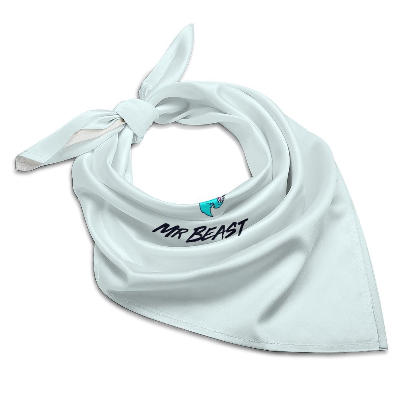 Mr-Beast36 Square Satin Head Scarf Hair Scarves Silk-like Bandana Scarf ...