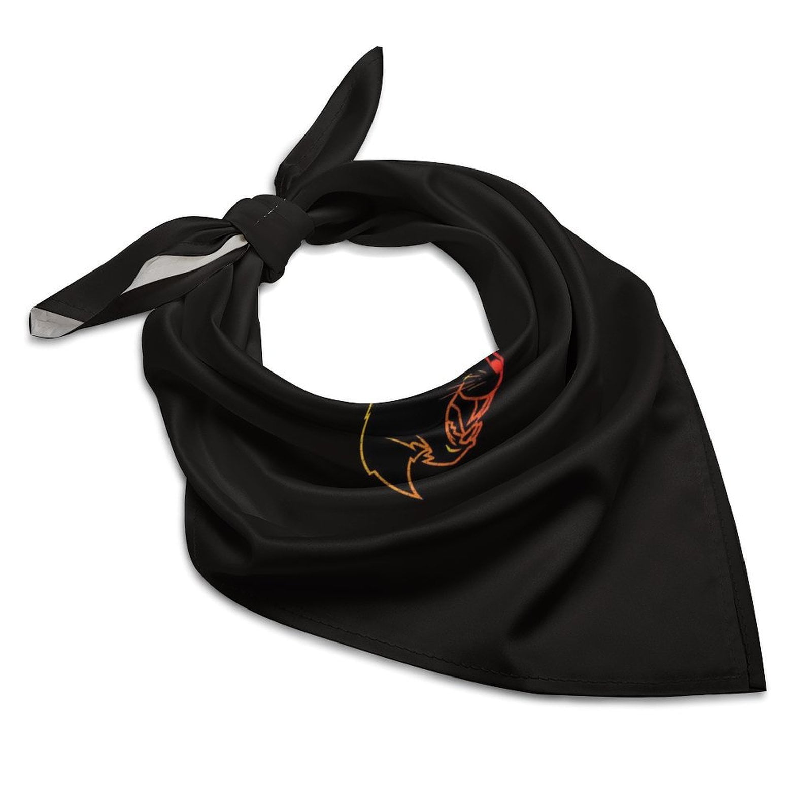 Mr-Beast487 Square Satin Head Scarf Hair Scarves Silk-like Bandana ...