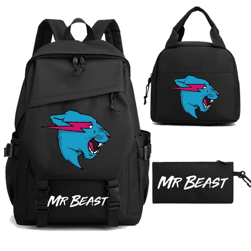 Mr BeastAnime Backpack for Teens Womens Mens Stylish Daypack Purse ...