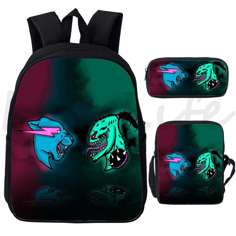 Mr BeastAnime Travel Backpack for Teens/Womens/Mens/ Casual Daypack ...