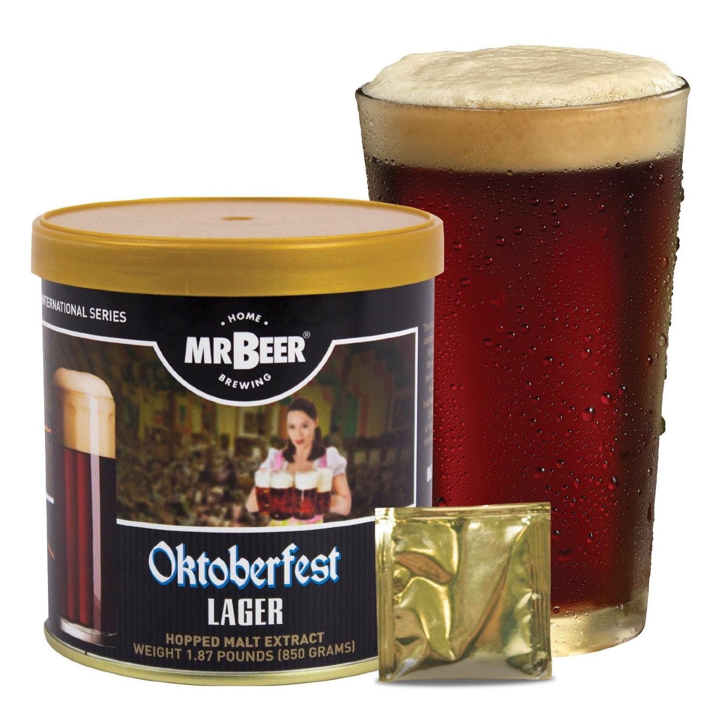 Mr. Beer Oktoberfest Lager Homebrewing Craft Beer Refill Kit - Walmart.com