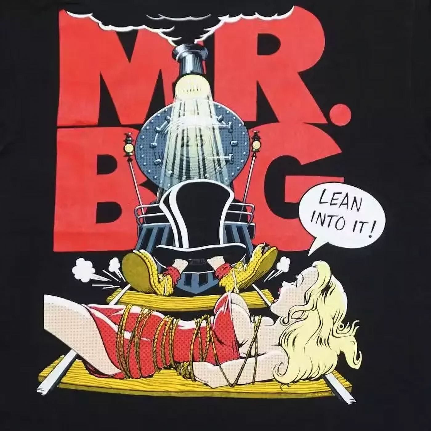 Mr. Big Lean Into It World Tour T-shirt Short Sleeve Black Men S To 5xl ...