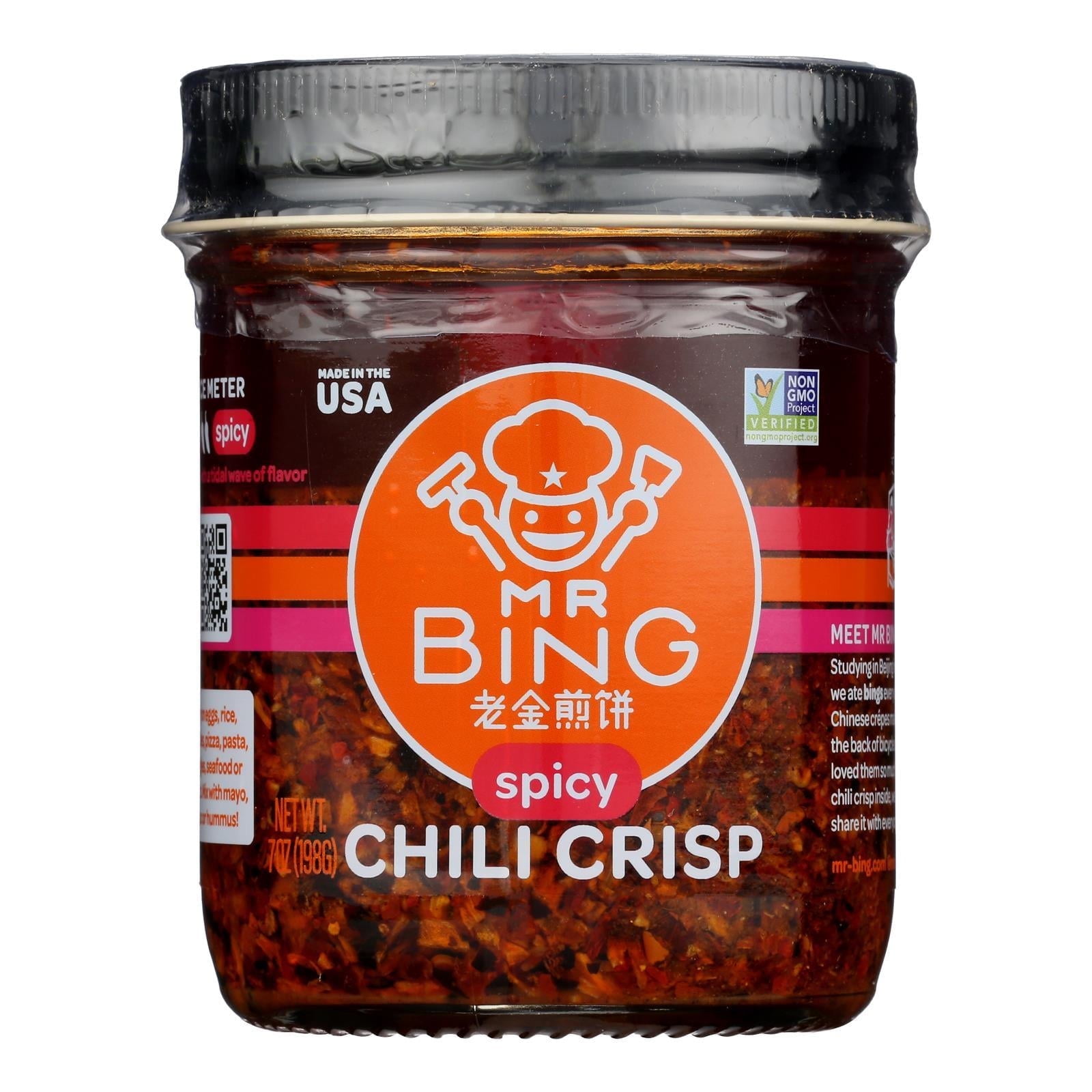 Mr. Bing - Seasn Chili Crisp Spicy - Case of 6-7 OZ - Walmart.com
