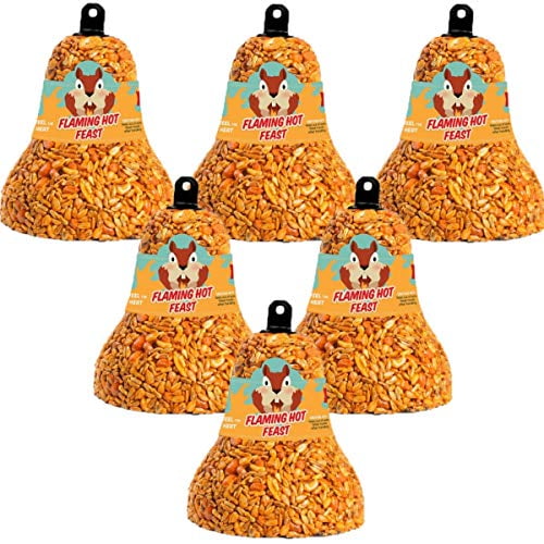 Mr. Bird 6-Pack TWE5 Flaming Hot Feast Wild Bird Seed Bell 8 oz ...