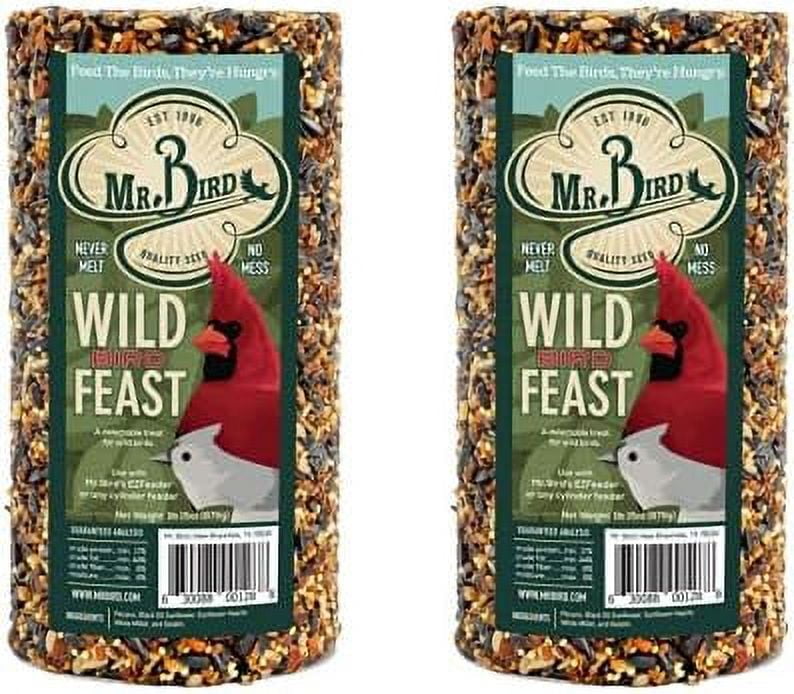 Mr. Bird Wild Bird Feast Cylinder 28 oz | Wild Bird Food for Outdoor ...