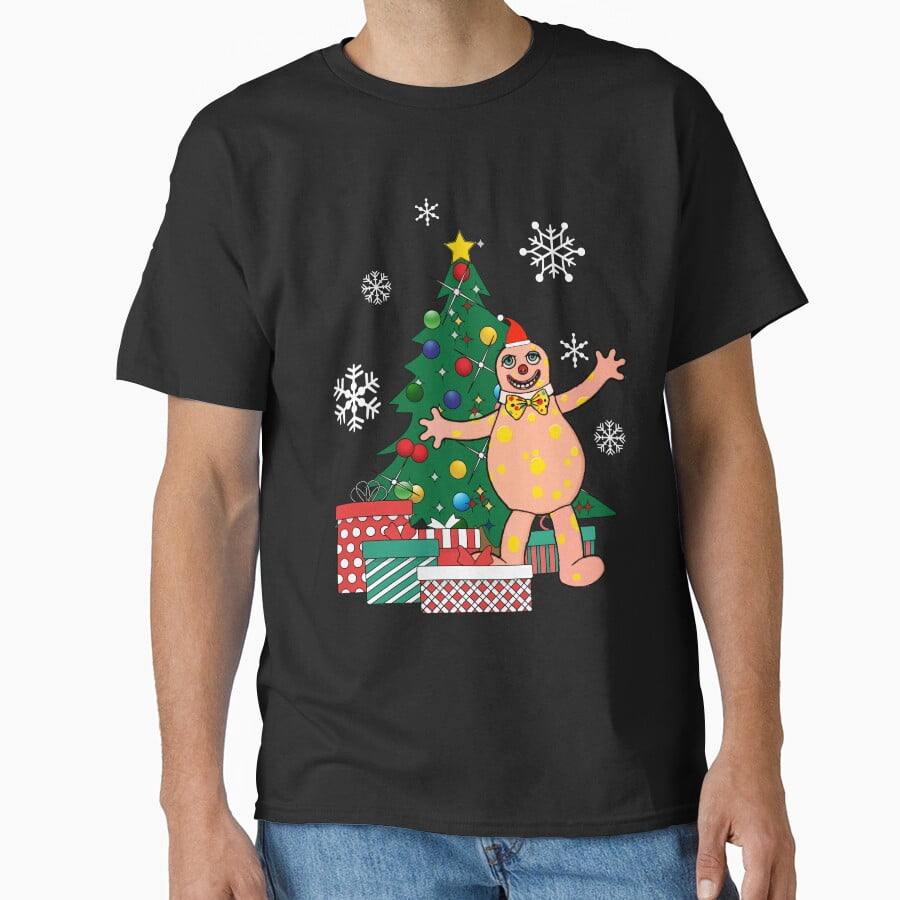 Mr. Blobby Around The Christmas Tree Funny British 90s TV Holiday ...