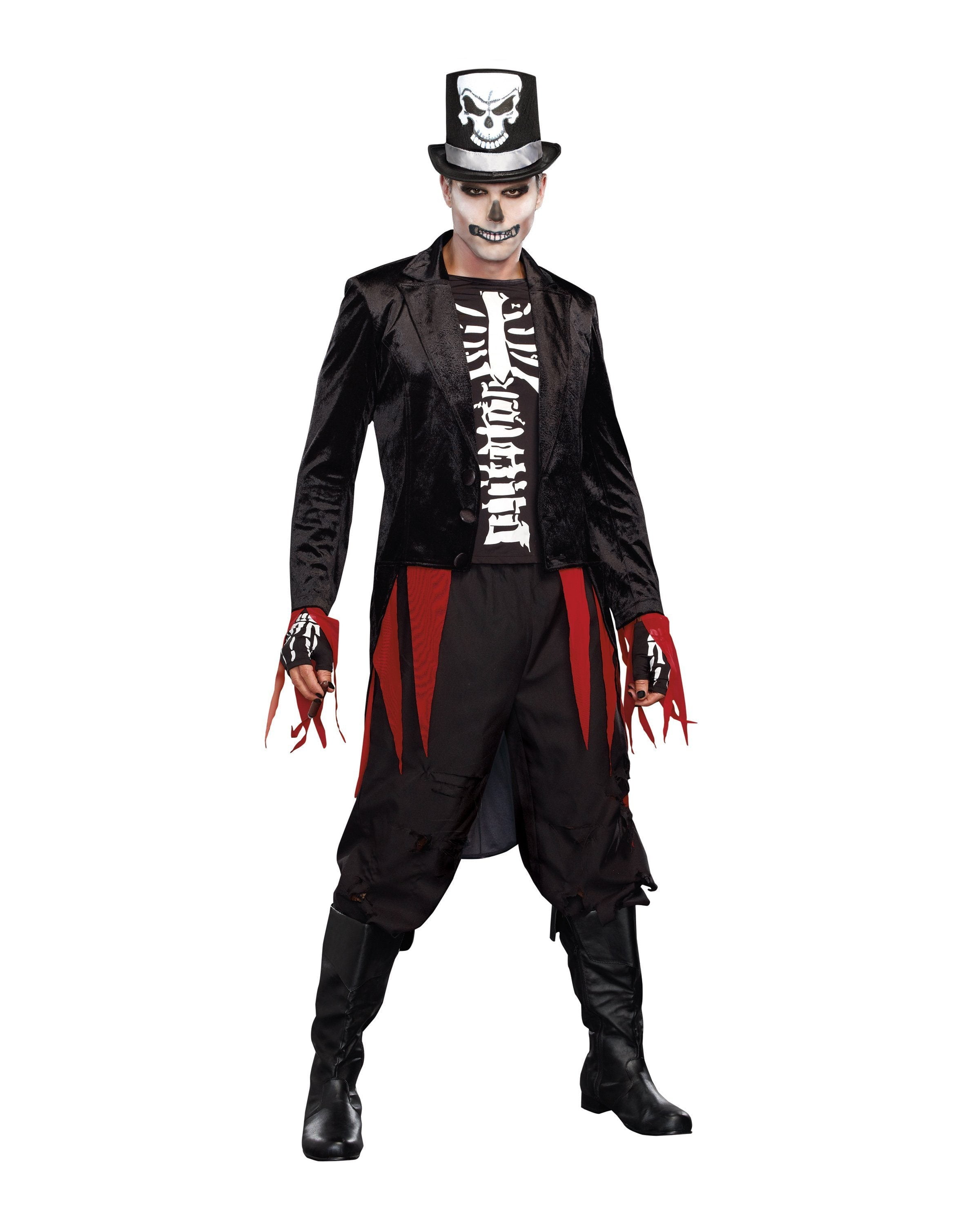 Mr. Bones Costume Dreamgirl 9904 Black - Walmart.com
