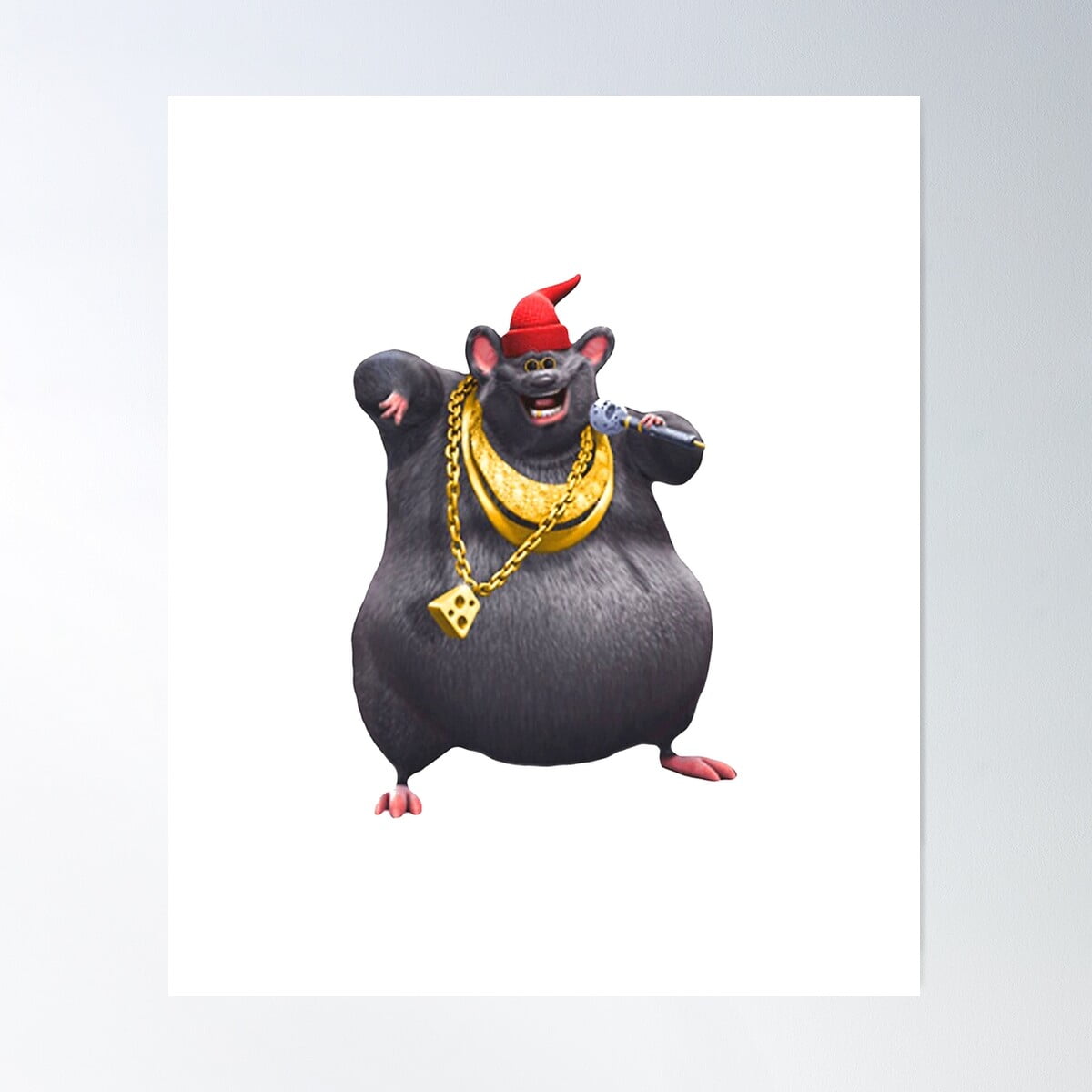 Mr. Boombastic Biggie Cheese Poster Wall Art, Modern Wall Decor For ...