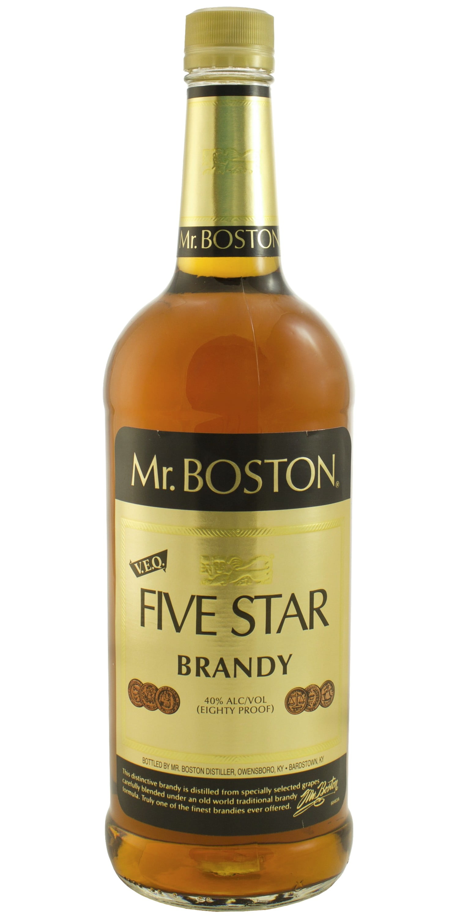 Mr. Boston Five Star Brandy, 1l 80 Proof - Walmart.com