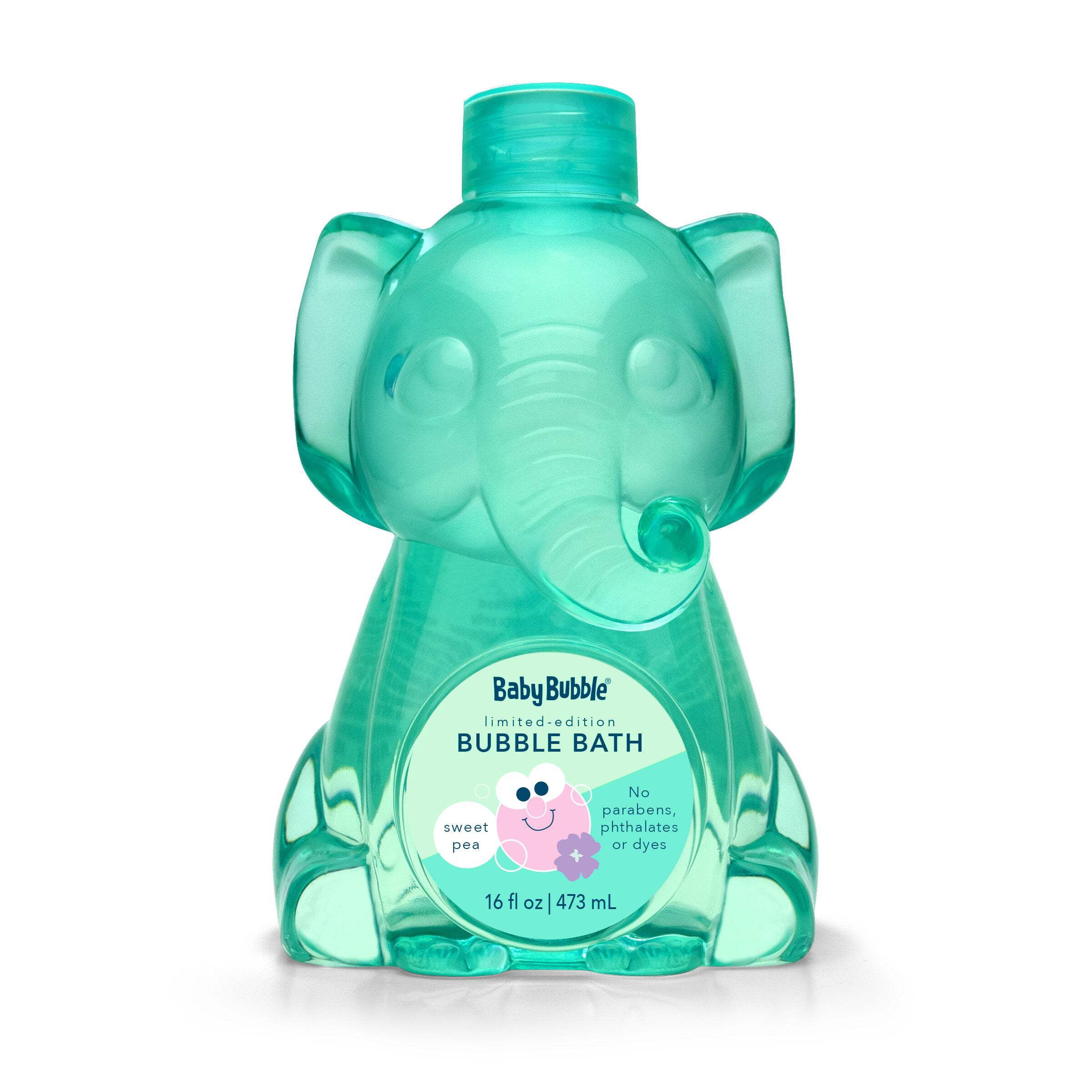 Mr. Bubble Baby Bubble Ultra Gentle Elephant Bubble Bath, Sweet Pea ...