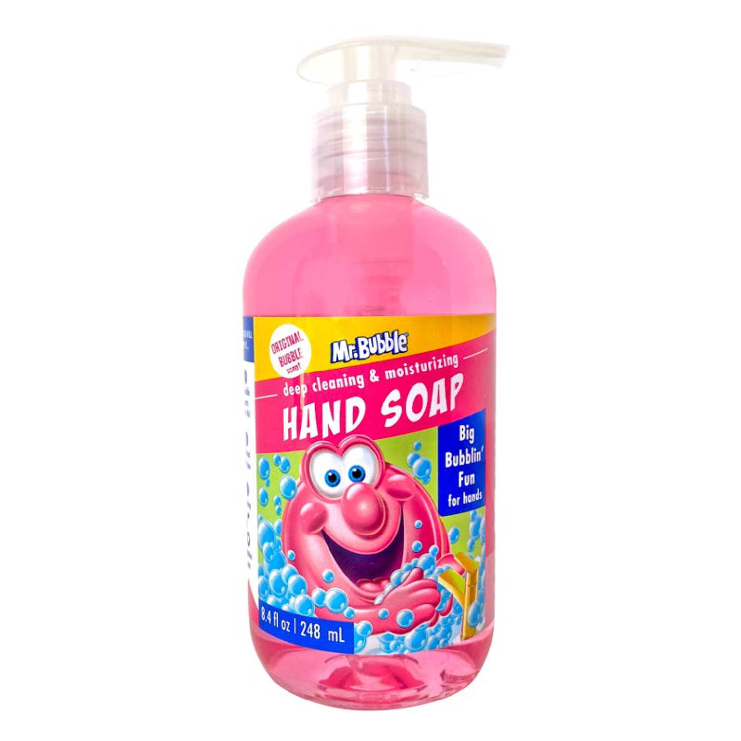 Mr. Bubble Deep Cleaning Hand Soap, Moisturizing Aloe, Bubblegum Scent ...