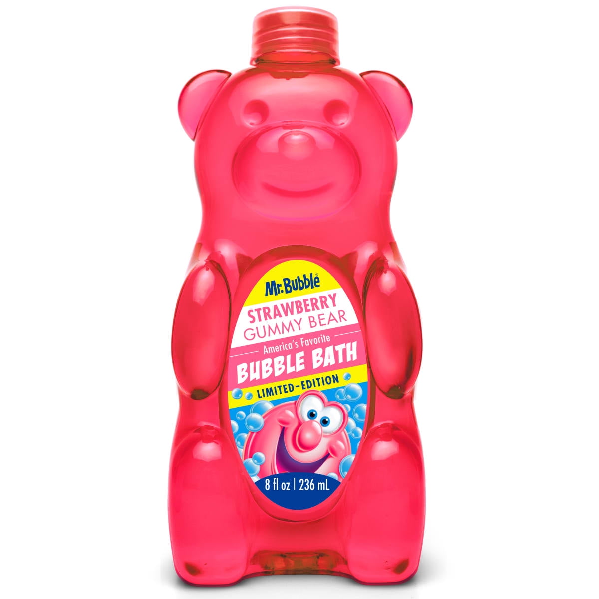 Mr. Bubble Gummy Bear Bubble Bath, Strawberry Scent, 8 fl oz - Walmart.com